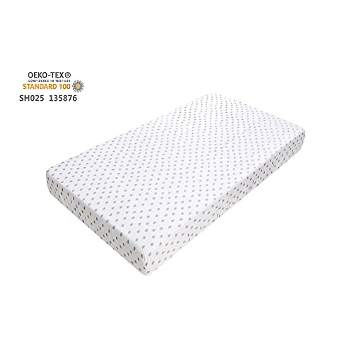 PINNKKU 4-Piece Crib Bedding Set for Girls, Baby Girl Bedding Crib Set, Cunas para Bebes, White, Blush Pink Flower Crib Skirt, Blanket, Crib Sheet and Diaper Stacker, Crib Bedding Sets for Girls