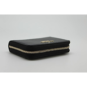 Kate Spade Darcy Small Zip Leather Credit Card Wallet Black