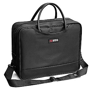 Portable Projector Carrying Case Soft Laptop Travel Shoulder Bag with Detachable Shoulder Strap - 14x12x5 inch - for Optoma HD142X, ViewSonic PJD7828HDL, Epson EX3240 and More Small Video Projectors