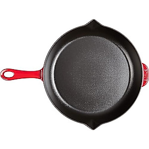 STAUB - 1223006 STAUB Cast Iron Fry Pan, 12-inch, Cherry