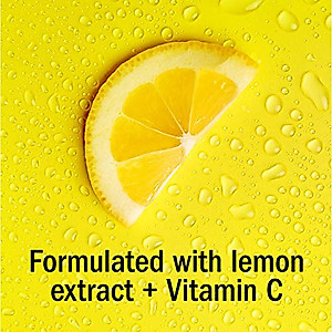 Clean & Clear Brightening Gel Facial Cleanser with Vitamin C, Lemon Extract & Glycerin, Oil-Free Daily Cleansing Face Wash Gel to Brighten Skin, Cleanse Oil & Dissolve Dirt, 7.5 oz