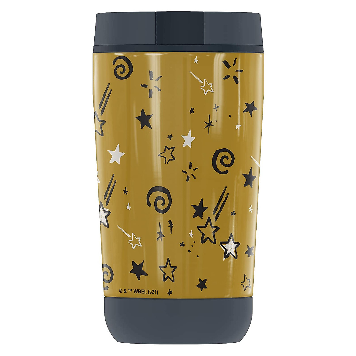 THERMOS Looney Tunes Taz Star Pattern GUARDIAN COLLECTION Stainless Steel Travel Tumbler, Vacuum insulated & Double Wall, 12 oz.