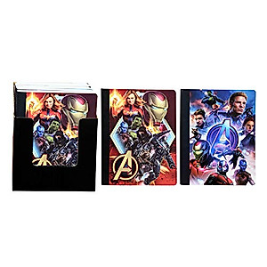 Marvel Avengers Composition Notebook, School Notebook & Writing Journal with Lined Paper, Superhero Collection, Journal for Students & Professionals School & Office Supplies - Set of 2 Designs