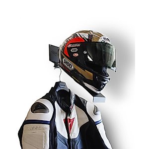 Mesa Metal Works Motorcycle Helmet Holder - Helmet Wall Mount - Helmet Rack - Helmet Display - Helmet Storage Rack - Made in USA