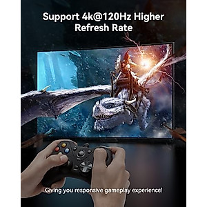 GANA HDMI 2.1 Switch, 8K HDMI Switcher Splitter 2 in 1 Out, Supports 4K@120Hz,8K@60Hz, 48Gbps Aluminum Bi-Directional Ultra HD HDMI Hub Compatible with PS5/4,Xbox,Roku,Apple TV,Fire Stick