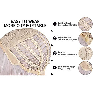 Kadiya Blonde Short Cosplay Wig Heat Resistant Synthetic Hair