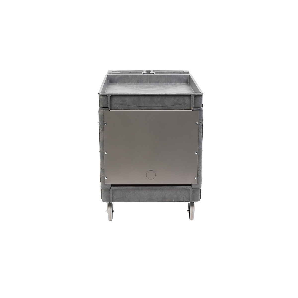 JET PUC-3725 Resin Utility Cart with JT1-126 LOAD-N-LOCK Security System