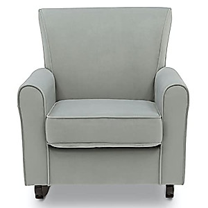 Delta Children Lancaster Rocking Chair Featuring Live Smart Fabric, Mist