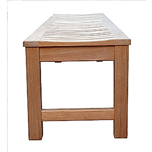 Douglas Nance Classic 5' Teak Backless Bench