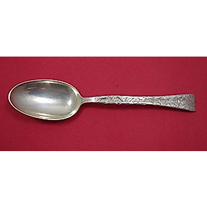 Lap Over Edge Acid Etched by Tiffany & Co. Sterling Silver Teaspoon with Flax 6"