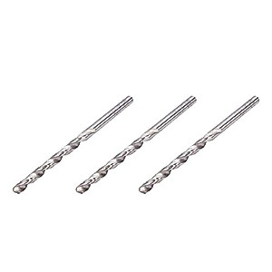 Utoolmart 3Pcs Twist Drill High Speed Steel Bit, Mini Twist Drill Bits Set, Jobber Small Twist Drill Bits, 3.8mm Twist Drill, HSS-4241 Twist Drill Bit Set, for Steel Aluminum Alloy