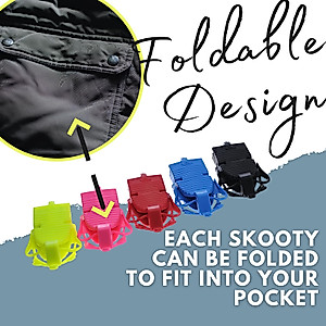 Ski Boot Traction Cleats - (Adult & Youth Sizes, Classic Version) - Adjustable Comfort Soles for Protection While Walking in Skiing Boots, for Men, Women, & Youth (Black, Adult)