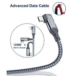 AkoaDa 20 FT Link Cable for 0culus Quest 2, Link Cable for Quest 2,Pico 4 and PC,Steam VR, Long USB 3.0 to USB C Cable, Virtual Reality Gaming Accessories for 0culus Quest