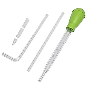 MRTIOO Spliceable 10-30 in Fish Tank Cleaning Tools, Aquarium Fish Coral Feeder, 4 in 1 Aquarium Siphon Gravel Cleaner Set, Water Changer Aquatic Bottom Waste Remover, Aquarium Pipette Accessies Tool