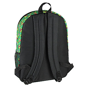 Nickelodeon Teenage Mutant Ninja Turtles Team Leonardo Raphael Donatello Michelangelo 5 PC Backpack Lunchbox Icepack Water Bottle