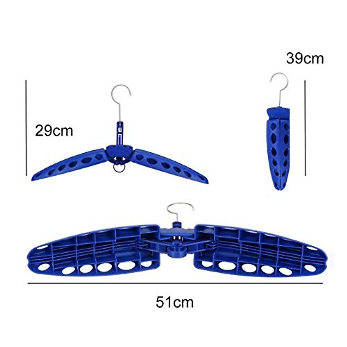 Mo're Wetsuit Hanger Foldable Surfing Suit Hangers Scuba Diving Accessory Folding Vented Hanger