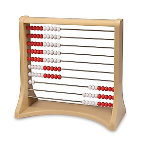 Learning Resources 10-Row Rekenrek Counting Frame, Abacus for Kids, Counting Toy for Kids, Math, Homeschool, Ages 5+