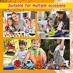sdatoy 600 Pcs Halloween Party Favors for Kids, Fidget Toys Bulk, Prizes for Kids, Halloween Toys Treats Gifts, Carnival Treasure Classroom Prizes Box, Goodie Bag Stuffers, Party Toy Supplies