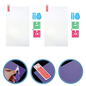 EXCEART 2pcs Film Game Accessories Glass Film Gaming Stand Entertainment Screen Protector Glass Screen Film Display Screen Protector Tempered Film Tempered Glass Game Console