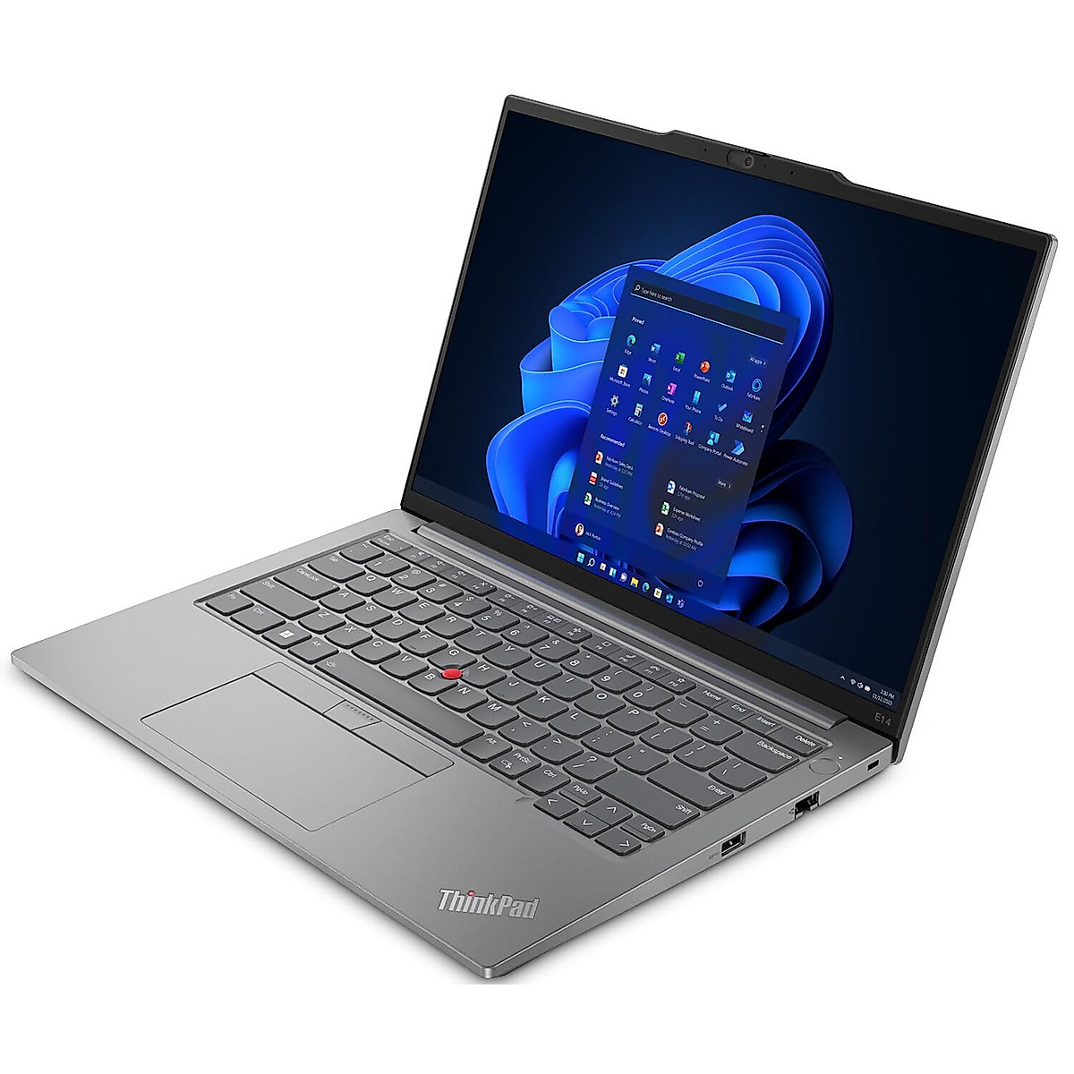 Lenovo ThinkPad E14 Gen 5 School & Business Laptop 14.0" IPS WUXGA Display (Intel i5-1335U, 16GB RAM, 1TB M.2 2242 SSD, Backlit KYB, Fingerprint, Thunderbolt 4, Win11P) w/DKZ USB Port Expander