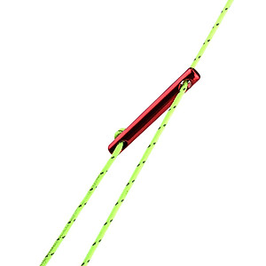 lasenersm 8 Pieces Cord Adjuster Rope Adjuster Tent Tensioners Guyline Cord Adjuster Aluminum Alloy Wind Rope Buckle 2 Hole Rope Guyline Adjuster for Tent Camping Hiking(Red, Medium)