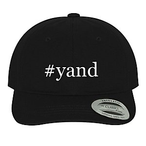 #yand - Soft Hashtag Dad Hat Baseball Cap, Black, One Size