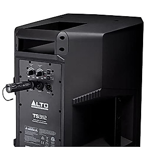 Alto Professional Stealth 1 - Mono UHF XLR Wireless Audio System, Transmitter and Receiver for Powered Speakers, Mixers and Dynamic Microphones,black