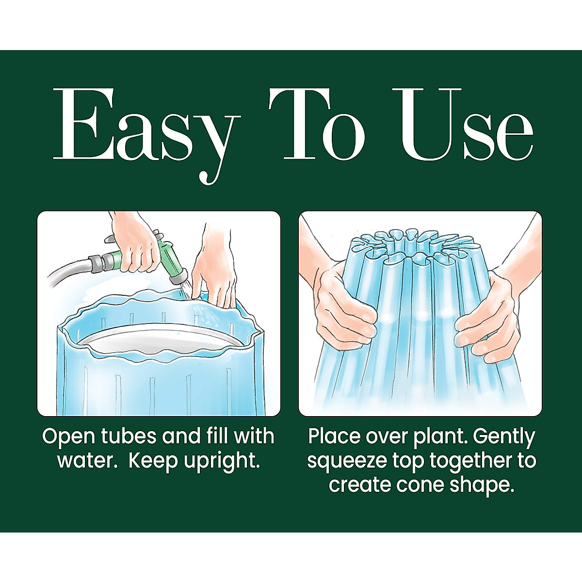 Dalen Gardeneer Season Starter – Early Season Insulated Plant Protector – Cold Weather Frost Guard - Easy Fill Shape for Optimal Planting - 18" x 17" – Made in The USA