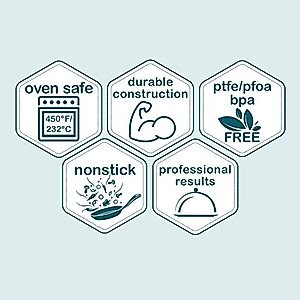 Chicago Metallic Pro Non-Stick Roast and Broil Baking Pan with Rack, 13-Inch-by-9-Inch, Dark Gray