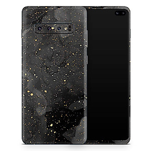 DesignSkinz Karamfila Watercolor & Gold V10 Protective Vinyl Decal Wrap Skin Cover Compatible with The Samsung Galaxy S20 (Screen Trim & Back Glass Skin)