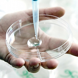 40Pack Plastic Petri Dishes Set, 4 Inch Culture Dish Plates with Lids, Clear Culture Plates with 100Pcs 3ml Transfer Pipe for School Studies, Science Projects, Art Projects