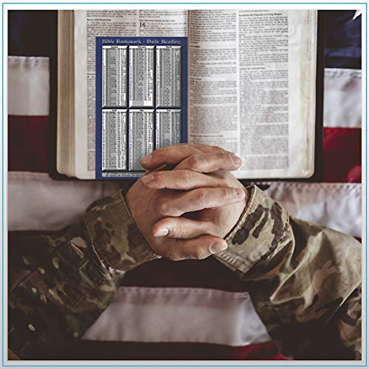 eThought Daily Bible Study Bookmark and Reading Guide - Read The Bible in a Year, Devotional Companion, Gifts for Believers and Scripture Seekers, Pack of 25 (BB-DRYR-25)