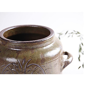 Korean Onggi, Kimchi pot, Rice jar, Ceramic, 5L