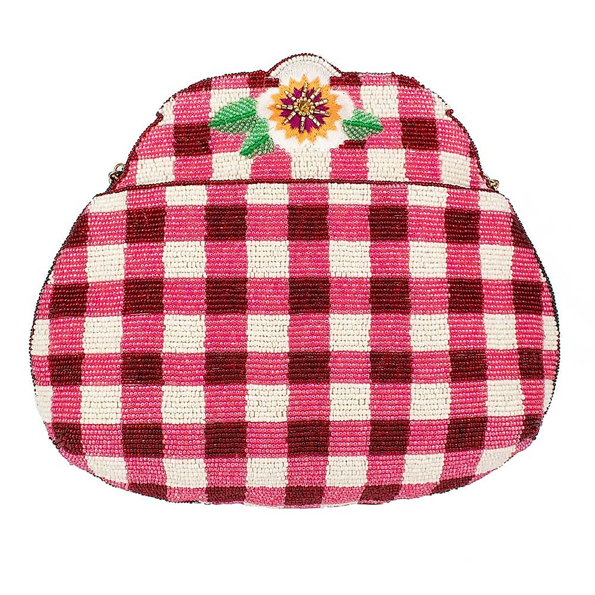 Mary Frances Wild Cherry Crossbody Clutch