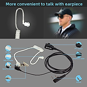 Retevis RT28 Walkie Talkies for Adults Long Range,Two Way Radios Rechargeable,Hands Free 2 Way Radio with Earpiece,for Worker School Security Restaurant(10 Pack)