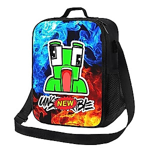 junemater 3pcs Fuuny Cartoon Anime Backpack Set Sports Casual Travel Three In One Backpack Set 04