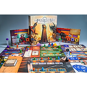 Stonemaier Games: Pendulum | A Worker Placement, Time-Optimization Strategy Board Game | Time is The Most Precious Resource as You Attempt to Rule Dunya | 1-5 Players, 90 Mins, Ages 14+