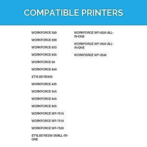 LD Products Replacement for Epson 126 Ink Cartridges (3 Black, 2 Cyan, 2 Magenta, 2 Yellow, 9-Pack) Compatible with Workforce: 435, 520, 545, 60, 630, 633, 635, 645, 840, 845 & Stylus NX430