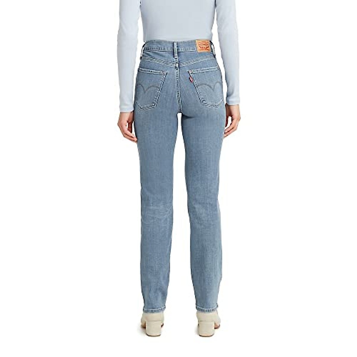 Levi's Women's 724 High Rise Straight Jeans, Slate Fixer, 27 Short