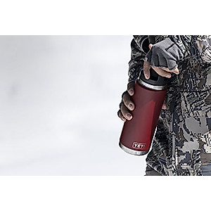YETI Rambler 26 oz Bottle, Vacuum Insulated, Stainless Steel with TripleHaul Cap, Brick Red