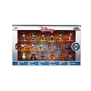 Jada Toys Disney 1.65" 18-Pack Series 1 Die-cast Collectible Figures, Toys for Kids and Adults (33201)