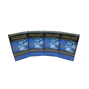 New Maxell Premium High Grade Videocassettes 120 Minutes 4 Pack Recording Time Outstanding Picture