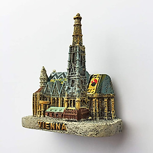 Vienna Austria 3D Refrigerator Magnet Tourist Souvenirs Resin Magnetic Stickers Fridge Magnet Home & Kitchen Decoration from China