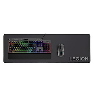 Legion Gaming XL Cloth Mouse Pad, Anti-Fray, Non-Slip, Water-Repellent, GXH0W29068, Black