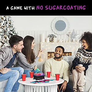 Uncoated Party Game for Adults Ages 21+, Hilarious, Social & Interactive Card Game for Game Night, Pre Games, Parties, & Gatherings, 4+ Players, 450+ Cards, Unfiltered Fun & No Sugarcoating