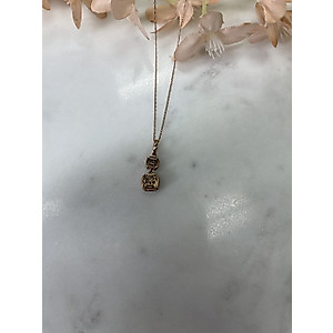 5/8 Carat Diamond Cushion Shape Double Halo Pendant Necklace for Women in 14k Rose Gold (H-I, SI2-SI3, cttw) on 18 Inch Long Chain with Spring Ring Clasp by LeVian