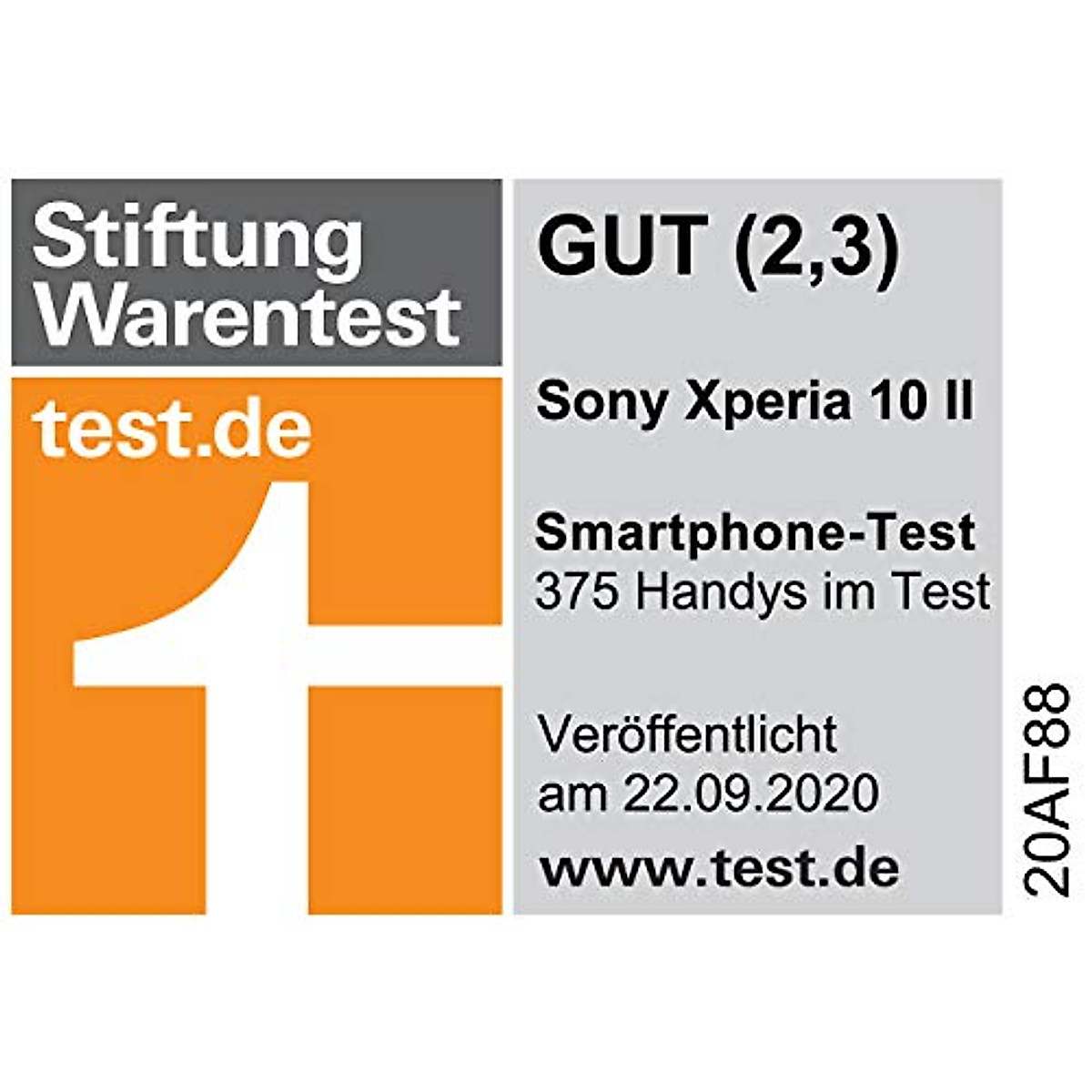 Sony Xperia 10 II XQ-AU52 128GB 4GB RAM Factory Unlocked (GSM Only | No CDMA - not Compatible with Verizon/Sprint) International Version - Black