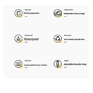 XUBWVW Backpack Waterproof Beach Bag with Shoe Box Children's Swimming Bag Dance Bag Girl Boy Sports Fitness Backpack