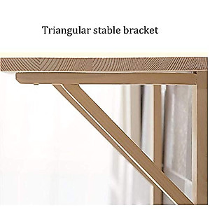 PIBM Stylish Simplicity Shelf Wall Mounted Floating Rack Shelves Tripod Log Bookshelf Bearing Strong Easy to Install,4 Sizes, a , 60x20x1.8 cm