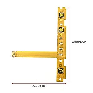 Onyehn 2 Pairs(SL+SR) Right and Left Flex CableButton Key L/R Flex Cable(40mm) Suit for Nitendo Switch NS/Switch OLED Joy Con Repair Part
